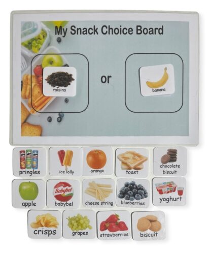 My Snack Choice Board – ASD Bright Ideas