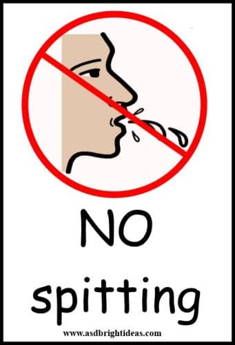 No Spitting A5 – ASD Bright Ideas